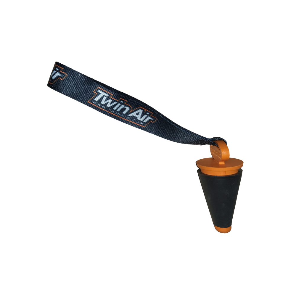 Twin Air Black/Orange 2T Exhaust Plug